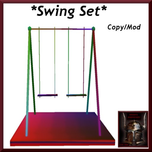 Second Life Marketplace Swing Set